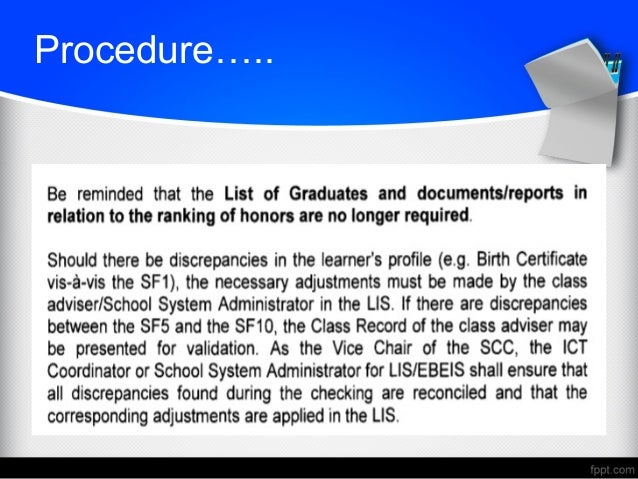 DepED Order no. 11, s. 2018