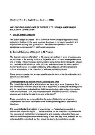 Deped order no. 31 | PDF