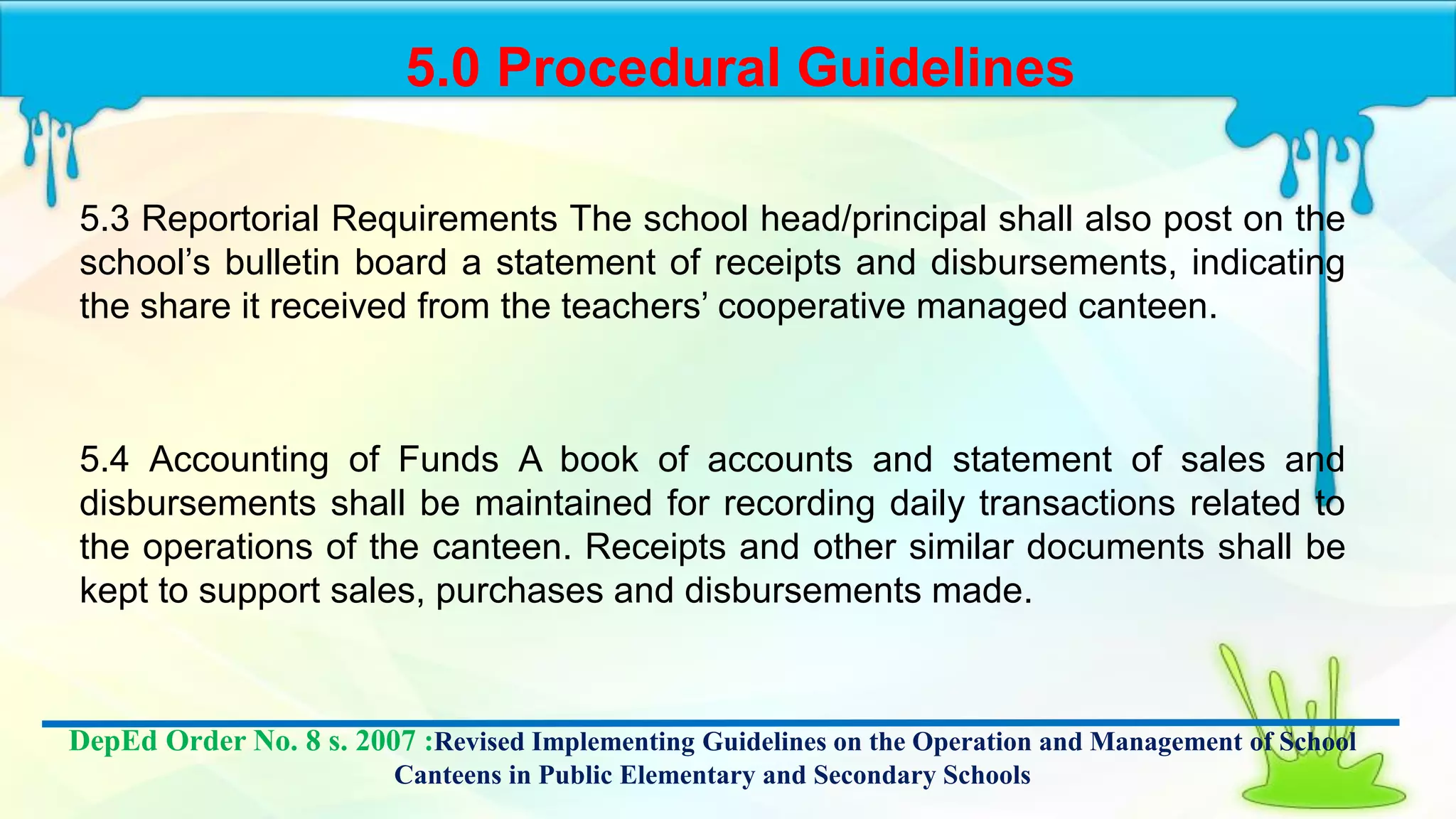 Dep ed order no. 8 s. 2007 | PDF