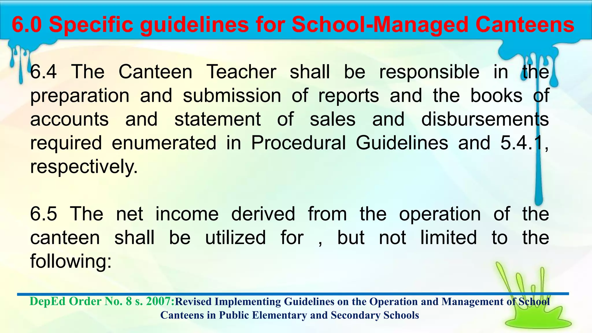 Dep ed order no. 8 s. 2007 | PDF