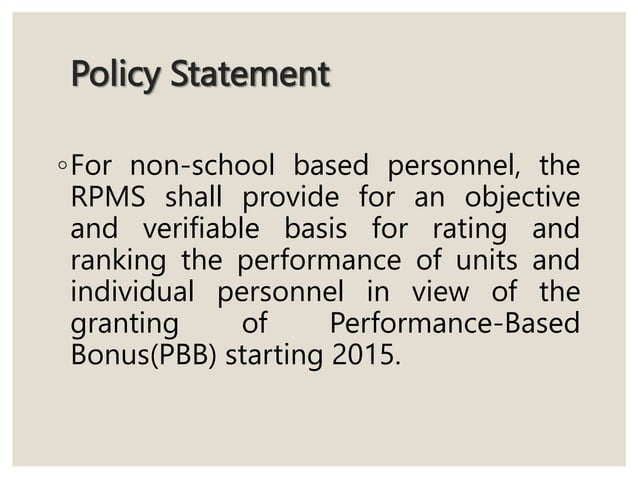 _deped_order_no._2_rpms RPMS of All teachers | PPTX | Professional ...