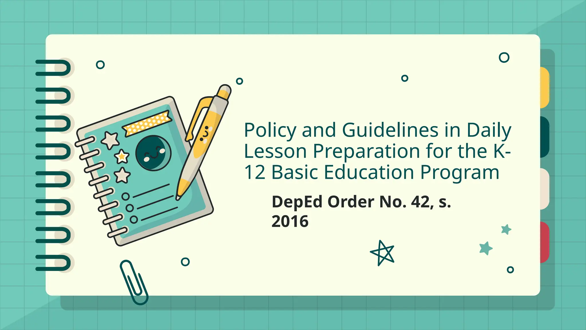 DEPED ORDER NO. 42 S. 2016.pptx