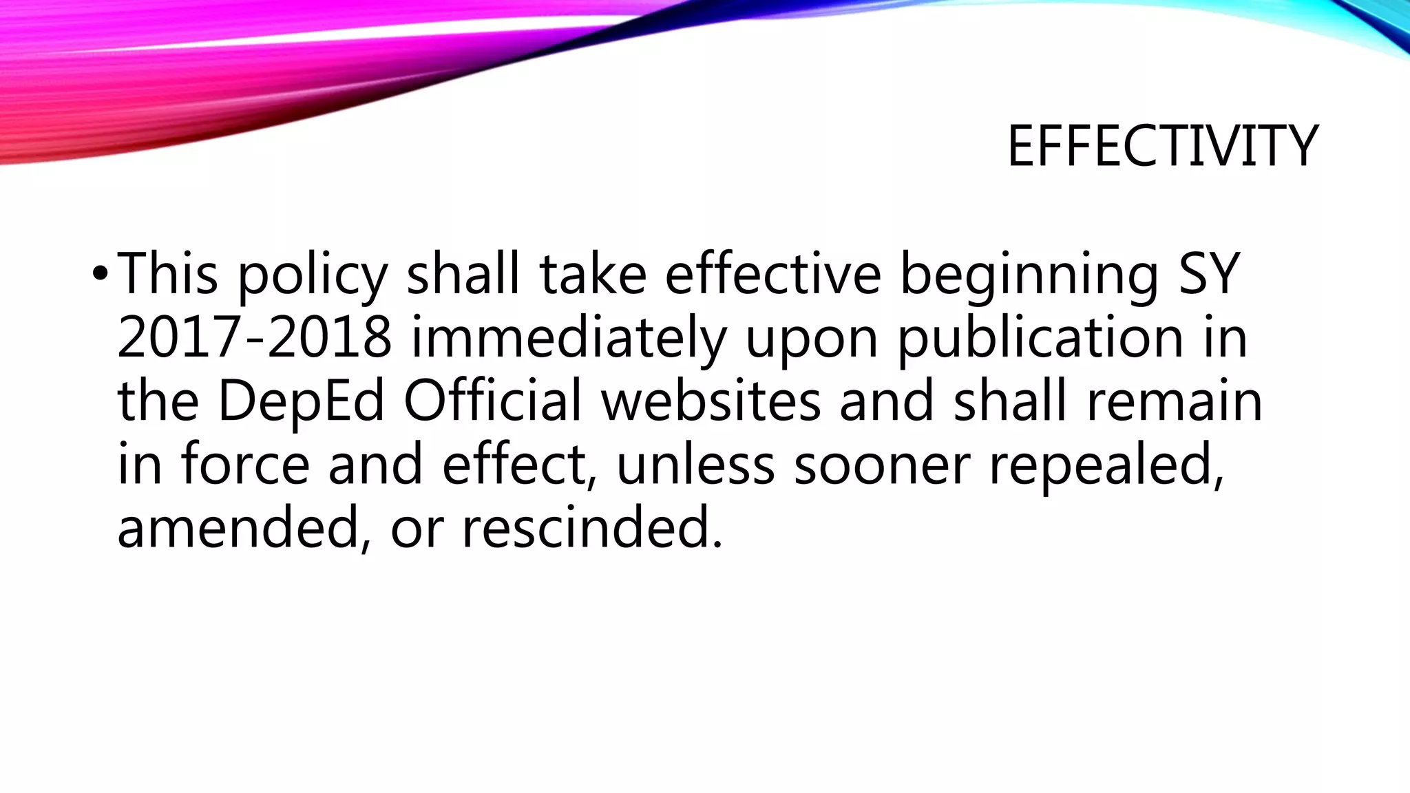 Deped Order No 11, s.2018 "Guidelines on the Preparation and Checking ...