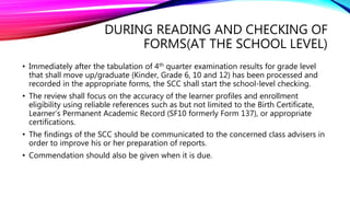 Deped Order No 11, s.2018 "Guidelines on the Preparation and Checking ...