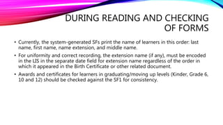 Deped Order No 11, s.2018 "Guidelines on the Preparation and Checking ...