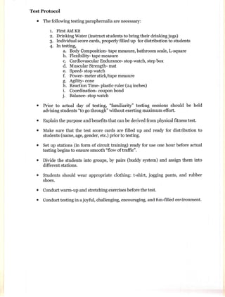 Dep ed physical fitness test | PDF | Running and Jogging | Fitness and ...