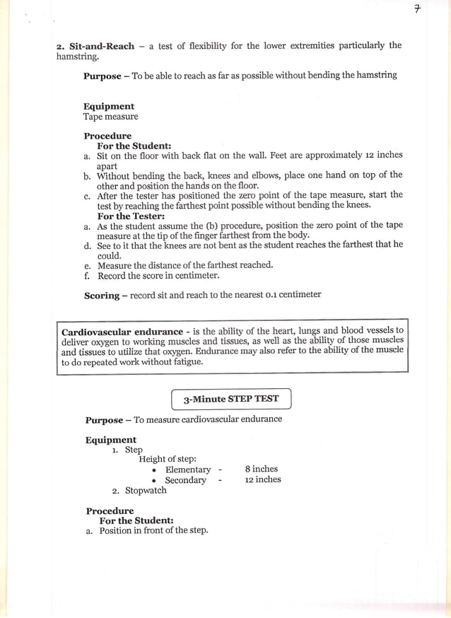 Dep ed physical fitness test | PDF | Running and Jogging | Fitness and ...