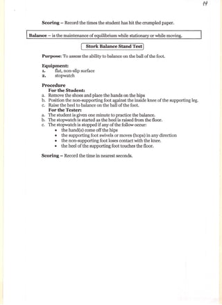 Dep ed physical fitness test | PDF