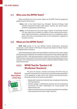 Deped rpms_manual_june21,2018 | PDF