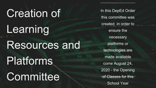 Dep ed's learning continuity plan powerpoint sir cahilig | PPTX