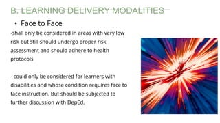 Dep ed's learning continuity plan powerpoint sir cahilig | PPTX