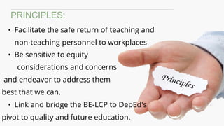 Dep ed's learning continuity plan powerpoint sir cahilig | PPTX