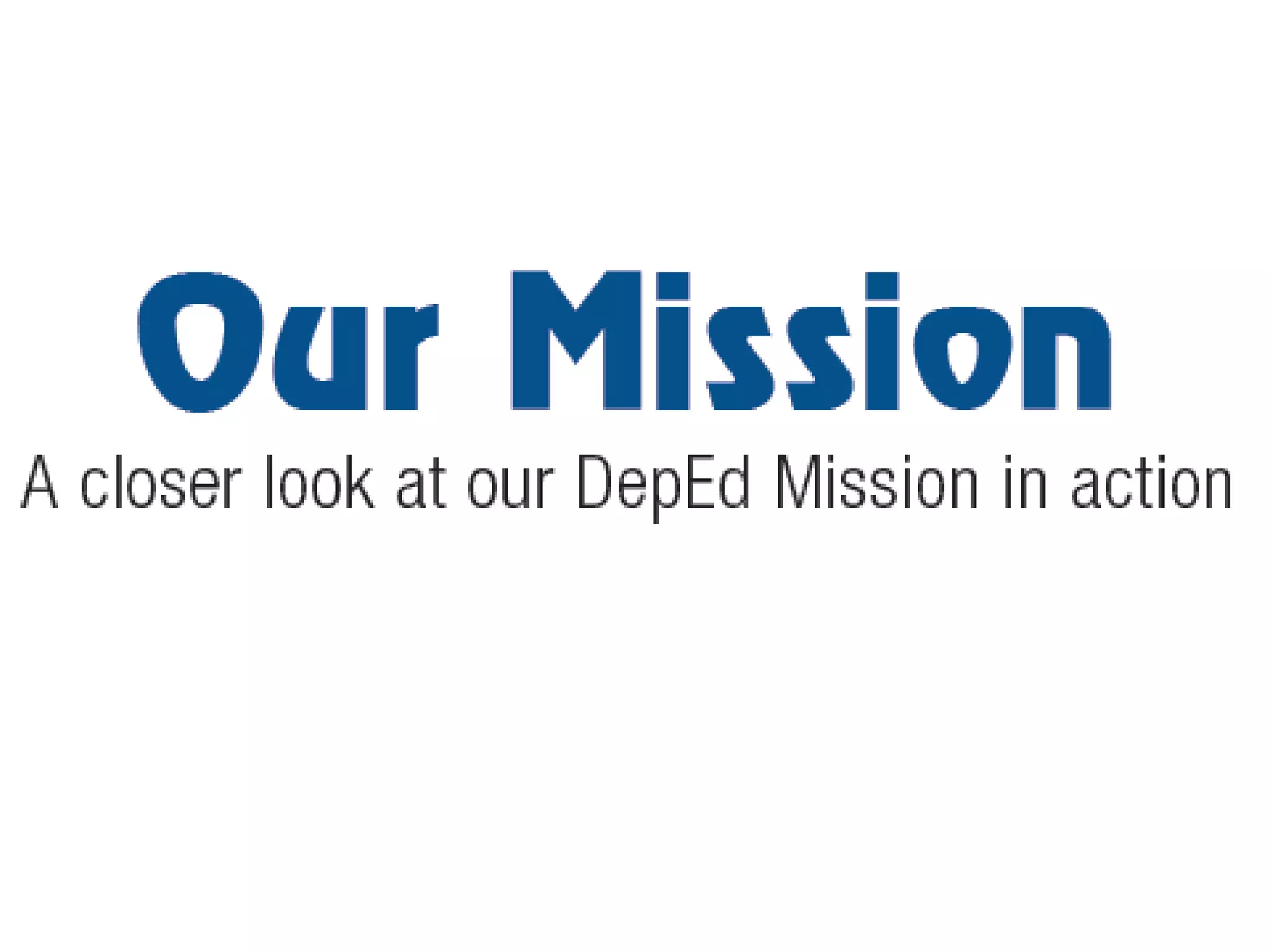 DepEd's New Vision, Mission and Core Values | PPTX
