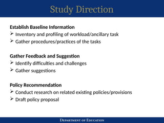 DepEd Teacher’s Workload Policy Study.pptx