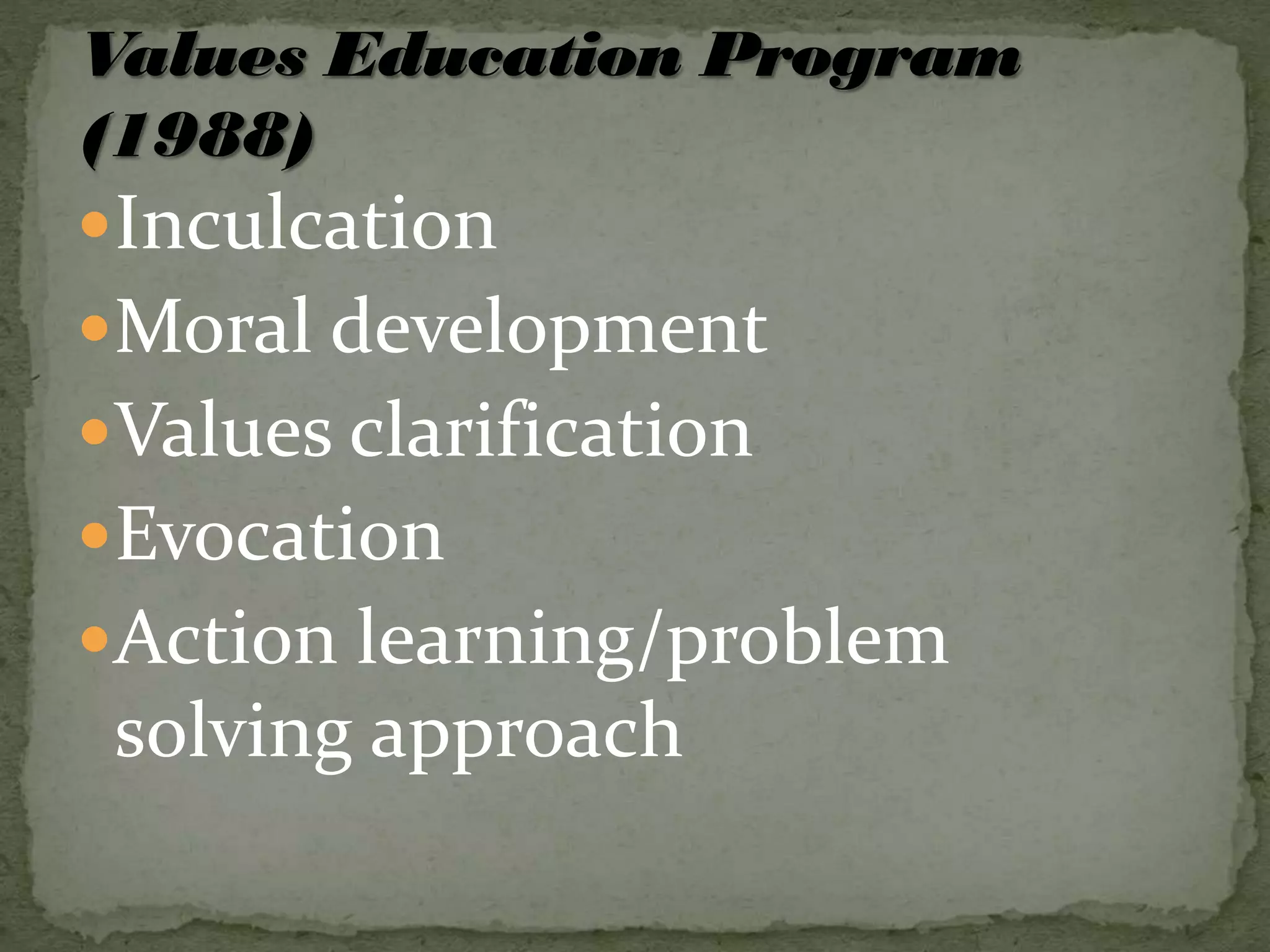 Deped Values Education Program | PPTX