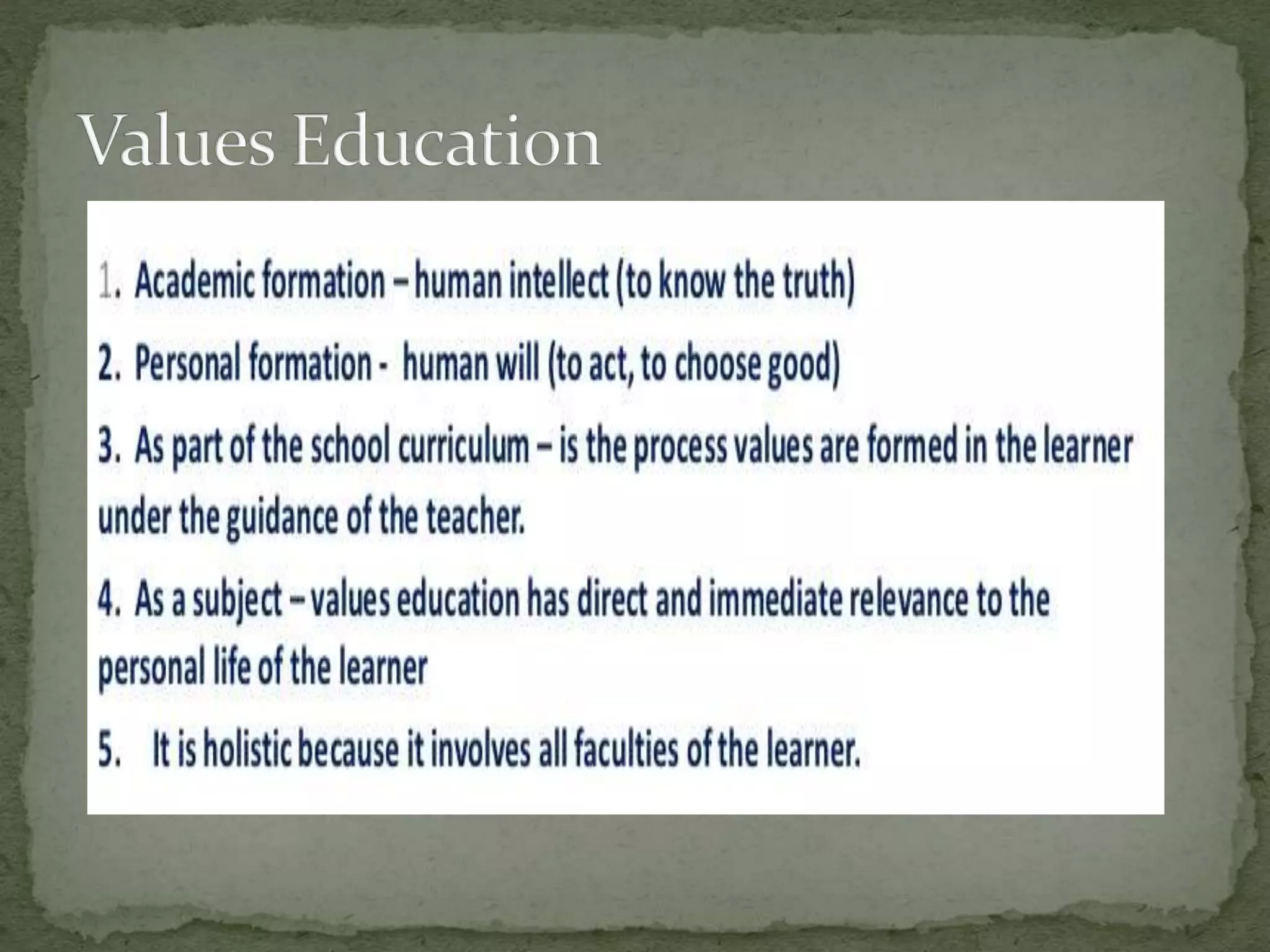 Deped Values Education Program | PPTX