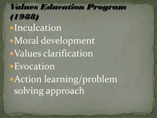 Deped Values Education Program | PPTX