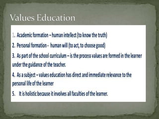 Deped Values Education Program | PPTX