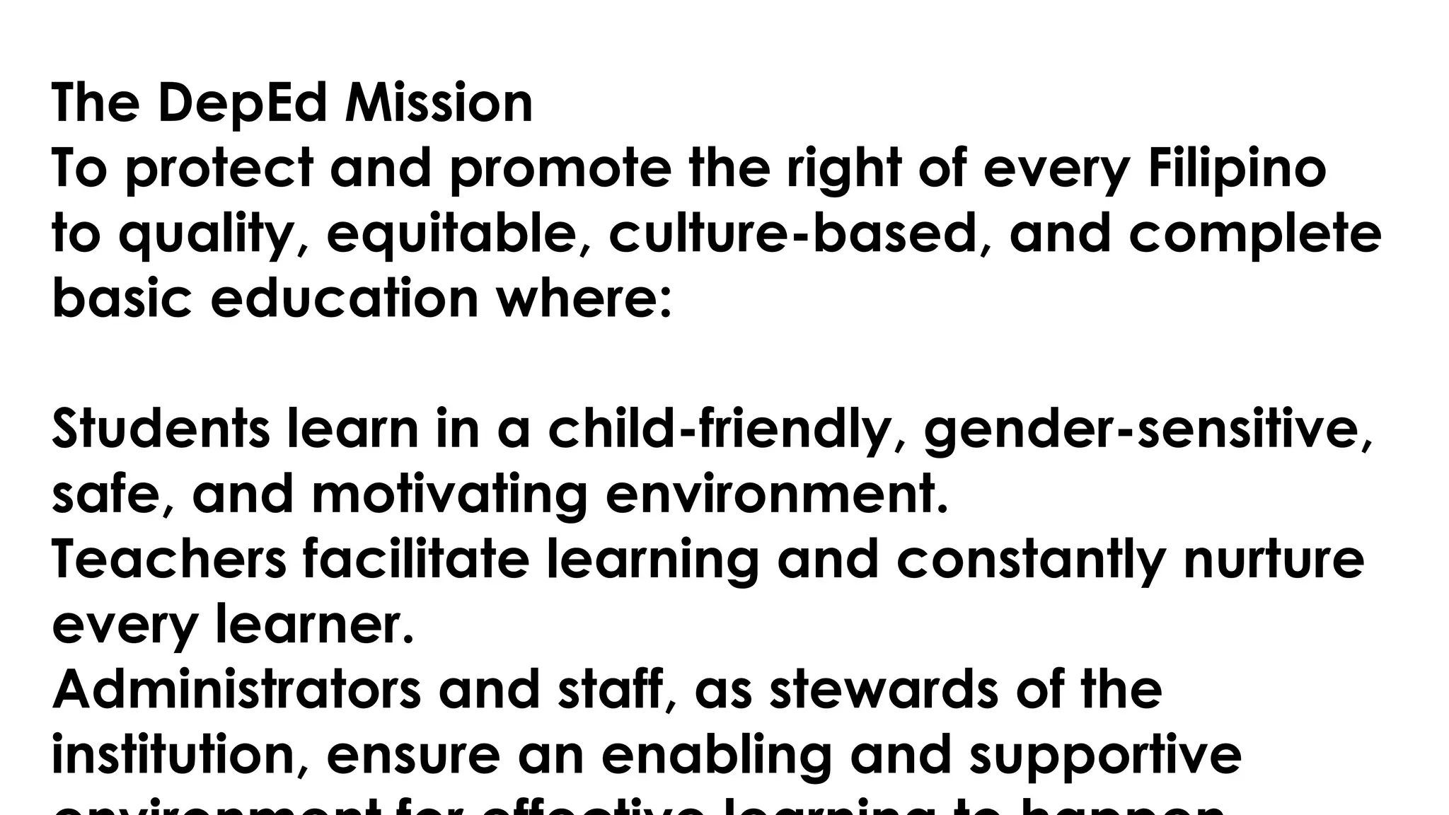 Deped Vision, Mission, Core.pptx for all the teachers in deped this is ...