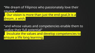 Deped,vision,mission core values report.pptx