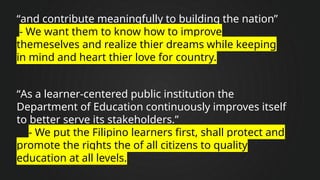 Deped,vision,mission core values report.pptx