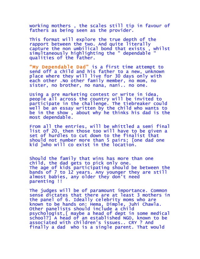 Dependable dad | PDF