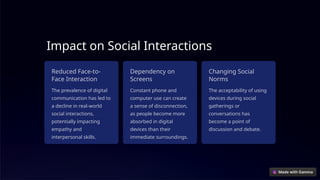 Dependence on Computers and devices on over life | PPTX | Social ...