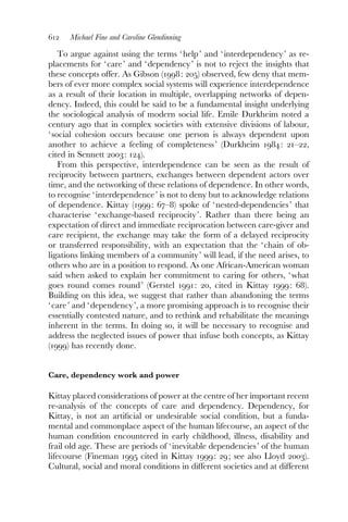 Dependency | PDF | Eldercare | Family and Relationships