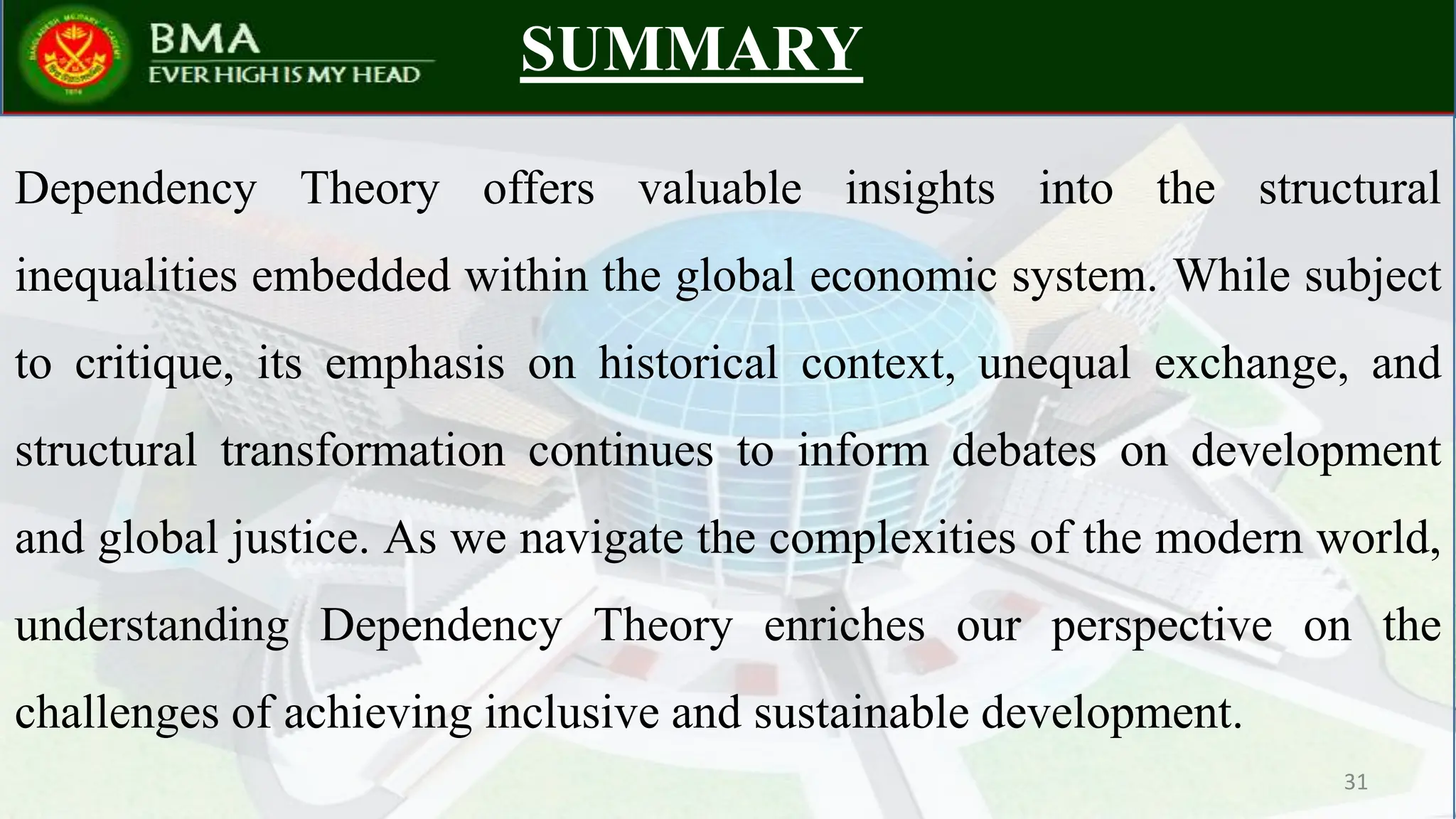 DEPENDENCY theory International Relations.pptx