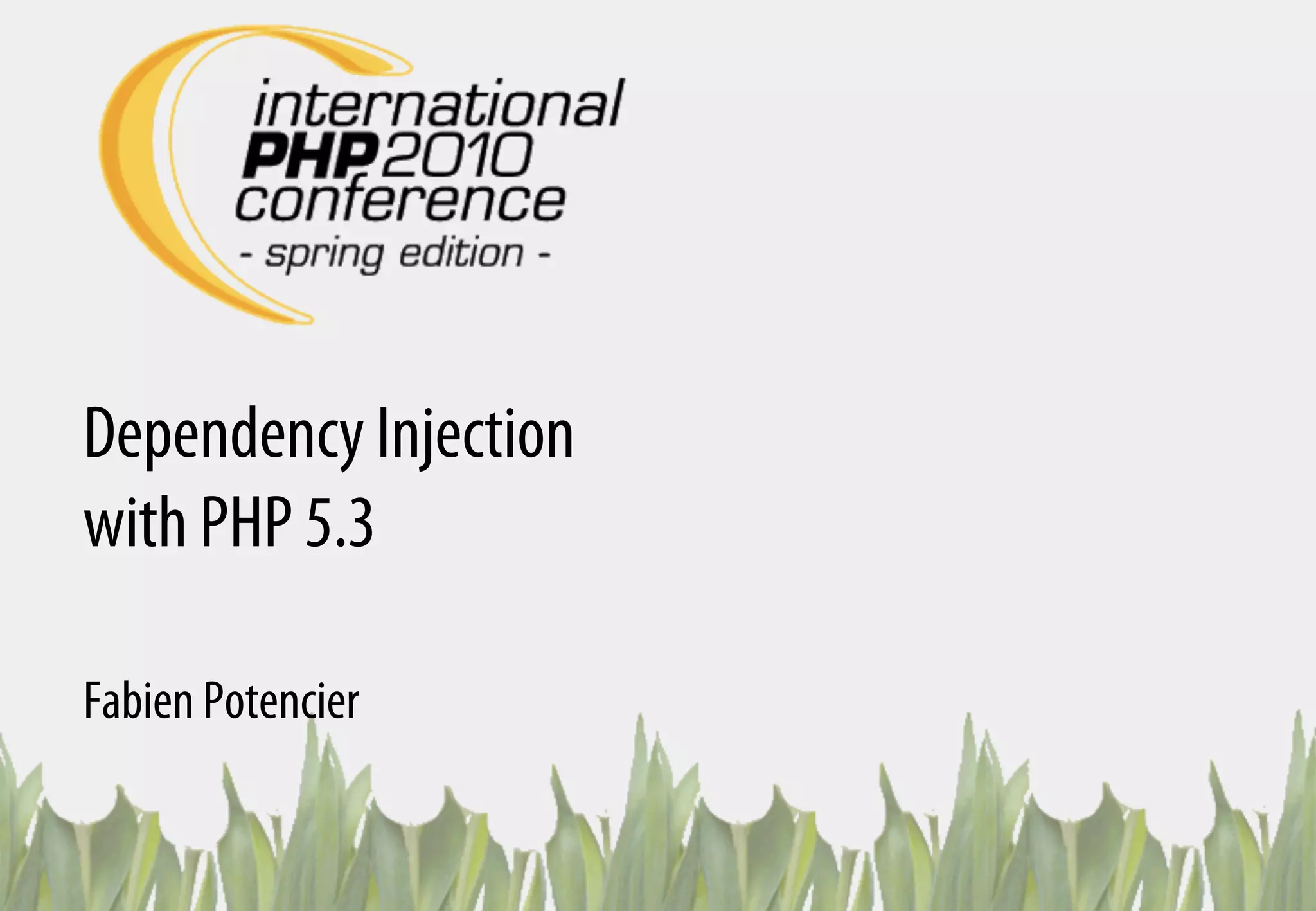 Dependency Injection IPC 201 | PPT