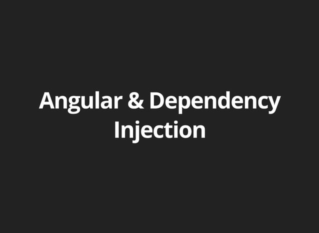 Dependency Injection pattern in Angular | PDF | Web Development | Internet