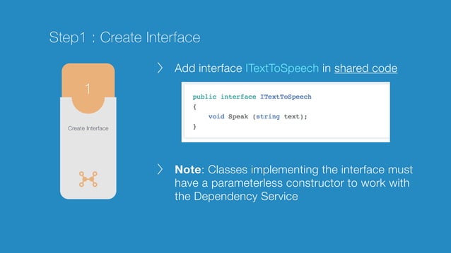 Dependency service for Xamarin.Form