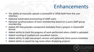 Dependency track v3.3 - What's New | PPTX