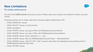 Demystify Metadata Relationships with the Dependency API | PPT