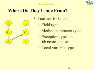 Dependency Finder Tutorial | PPT