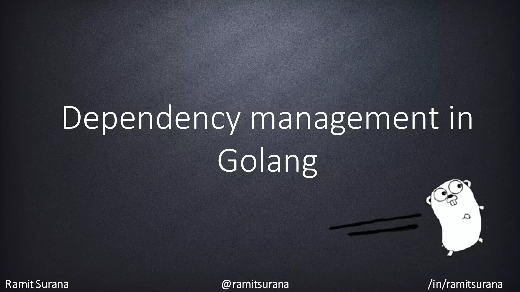 Dependency management in golang | PDF | Programming Languages | Computing