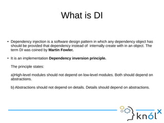 Dependency injection in Scala | PPT