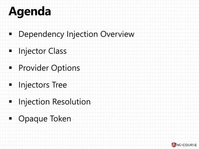 Angular 2.0 Dependency injection | PPT
