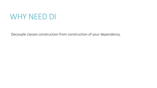 Dependency Injection Ppt Pptx Programming Languages Computing