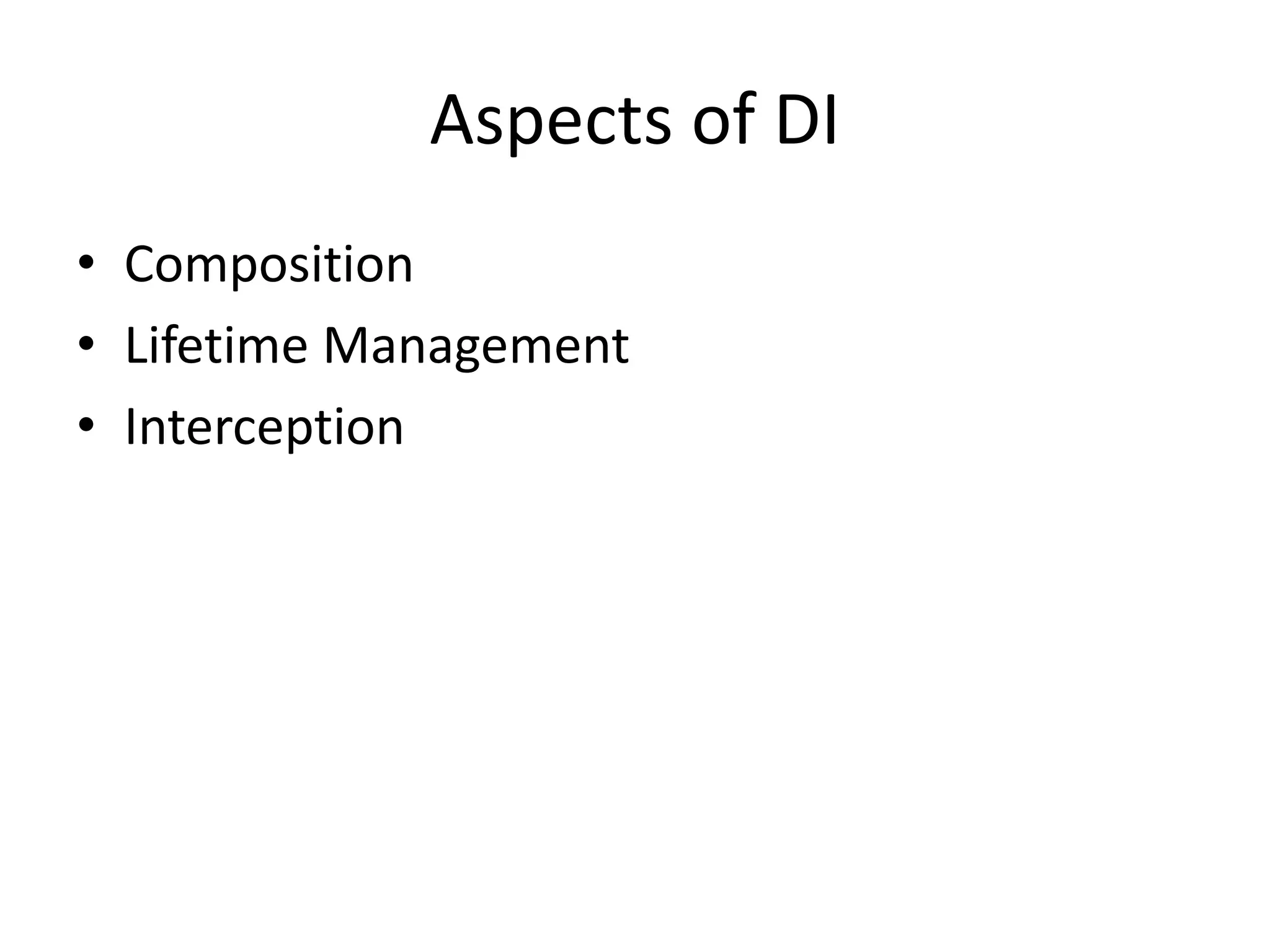 Dependency injection - the right way | PPTX
