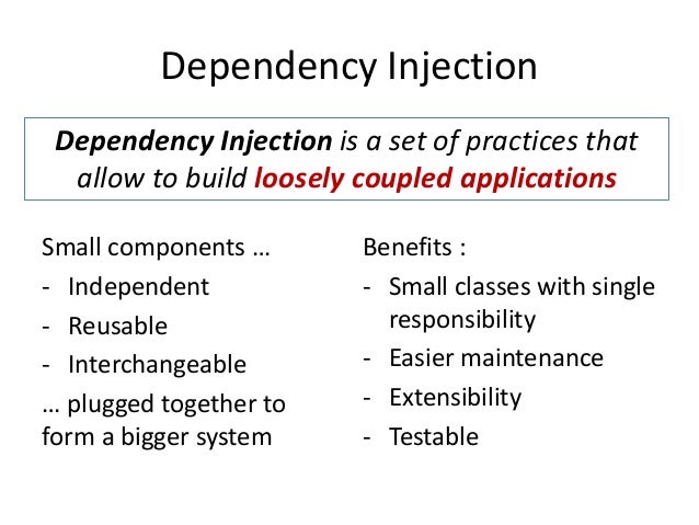 Dependency injection - the right way