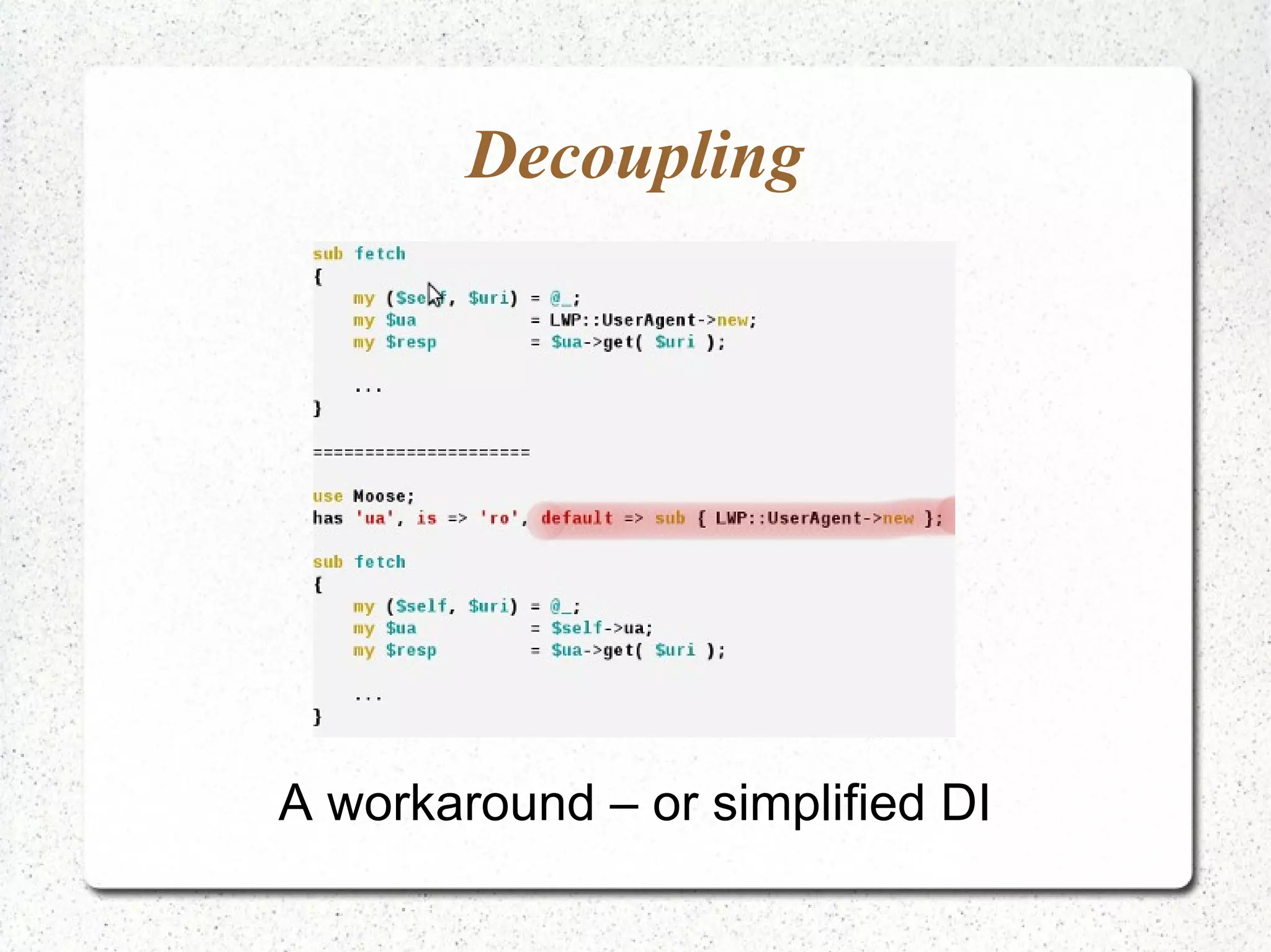 Dependency injection explained (Zbigniew Lukasiak) | PPT Dependency injection explained (Zbigniew Lukasiak) | PPT