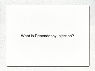 Dependency injection explained (Zbigniew Lukasiak) | ODP