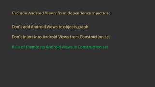 Dependency Injection in Android | PPT