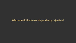 Dependency Injection in Android | PPT