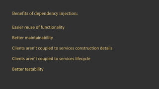 Dependency Injection in Android - Vasiliy Zukanov | PPT