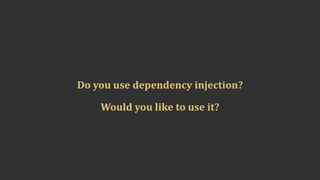 Dependency Injection in Android - Vasiliy Zukanov | PPT