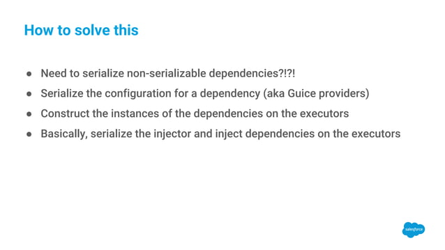 Dependency Injection In Apache Spark Applications Ppt
