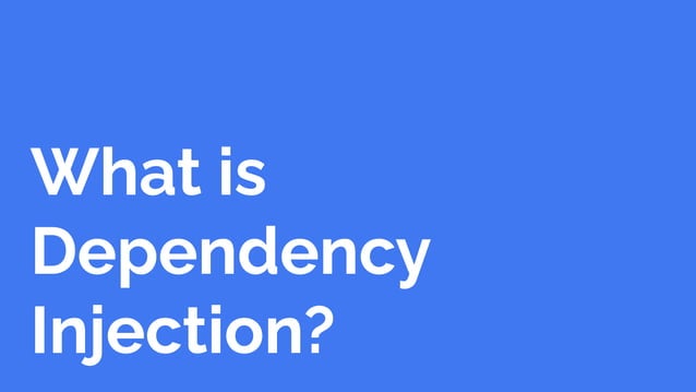 Dependency injection in CakePHP | PPT