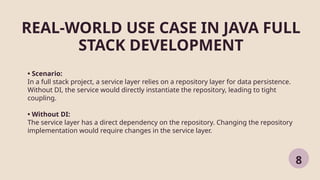 Dependency Injection in Java Essential for Building Maintainable Projects in a Java Full Stack ...